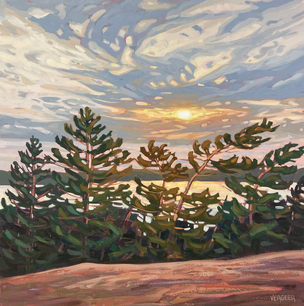 Huckleberry Rock Sunset 2 - 36x36 – 18 James Street