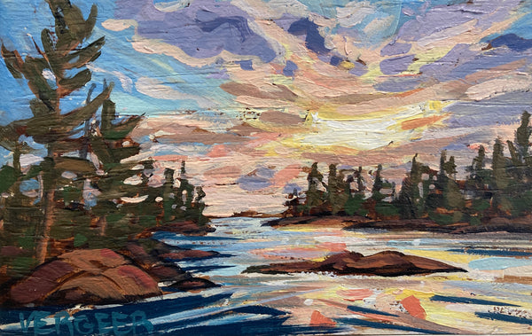 Sunset Near Sleeth Island Series 2 Miniature Painting – 18 James Street