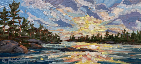 Sunset Near Sleeth Island Series 1 Miniature Painting – 18 James Street