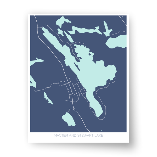 Mactier and Stewart Lake Art Map – 18 James Street